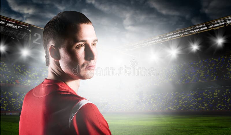 Soccer player stock image. Image of field, strong, success - 41403869