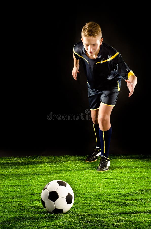 Brazilian Soccer Football Player Praying Man Stock Photo - Image of ...