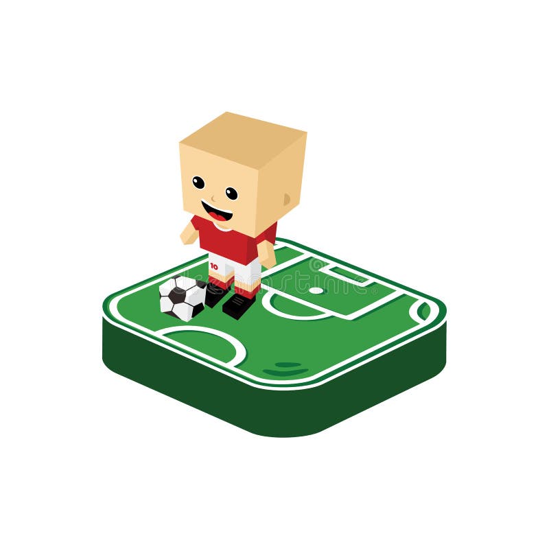 Soccer Player Isometric Cartoon Stock Illustrations – 540 Soccer Player ...