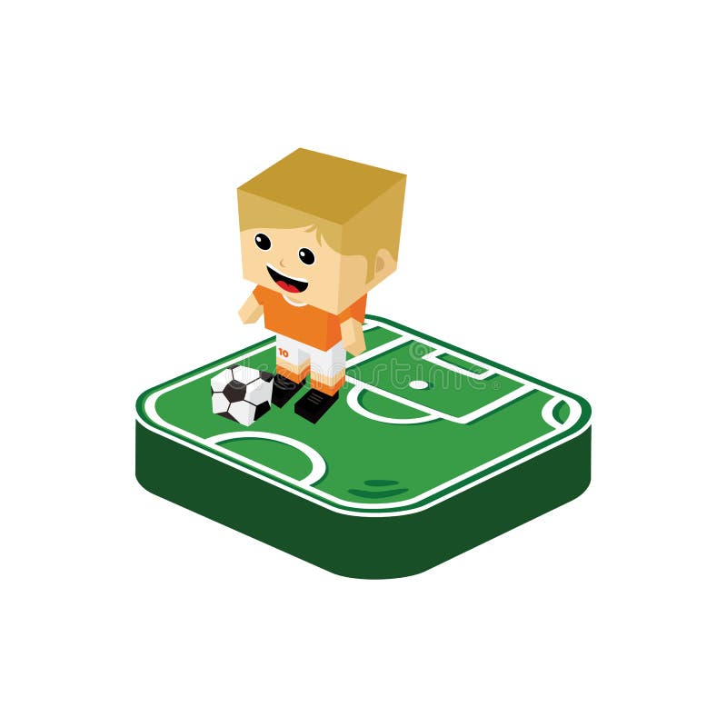 Soccer Player Isometric Cartoon Stock Illustrations – 540 Soccer Player ...