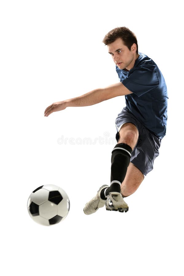 130+ Soccer player kicking ball Free Stock Photos - StockFreeImages