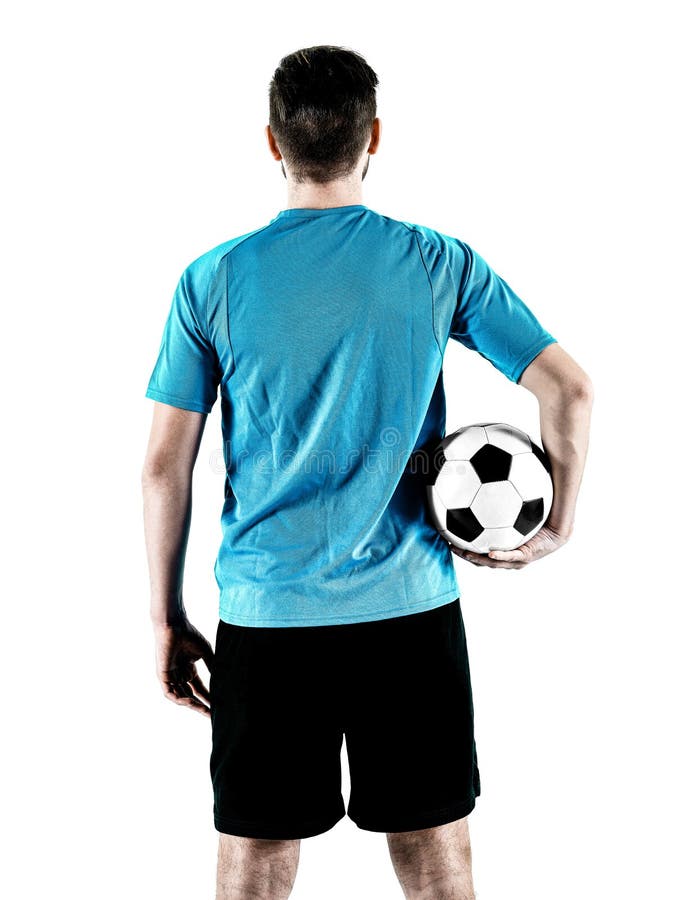 Soccer player Man Isolated stock photo. Image of action - 80541502