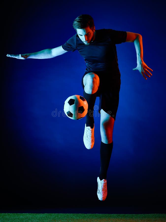 Soccer player Man stock image. Image of soccer, football - 68630971