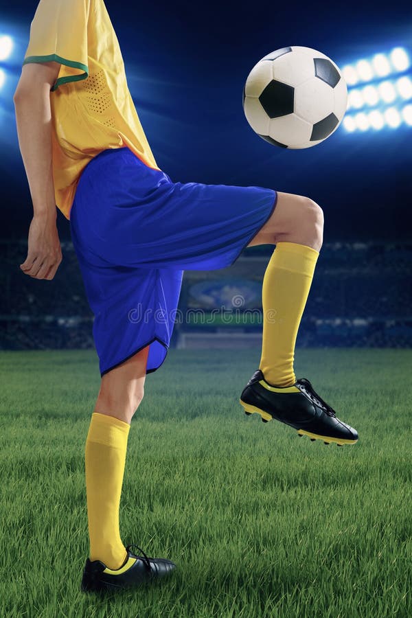 Soccer Control stock image. Image of outside, dribble, outdoor - 264779