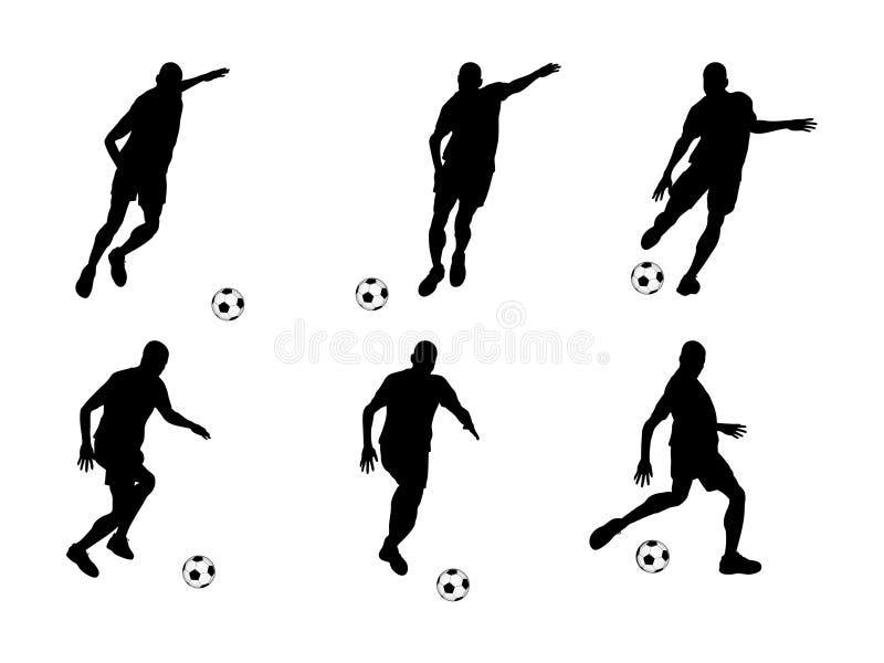 Soccer player (vector) stock vector. Illustration of sport - 7645955