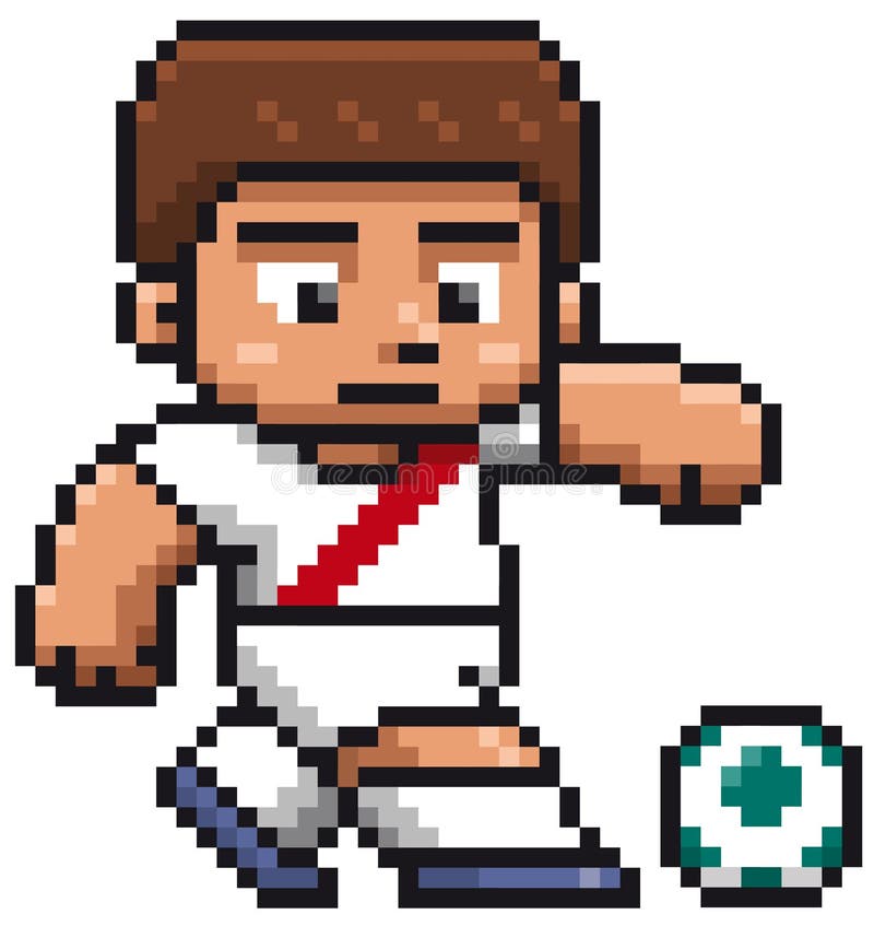 Soccer player stock vector. Illustration of character - 30595818