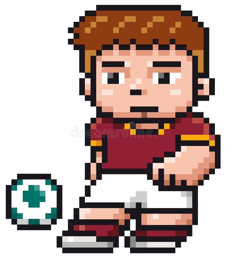 Soccer player stock vector. Illustration of cartoon - 121397724