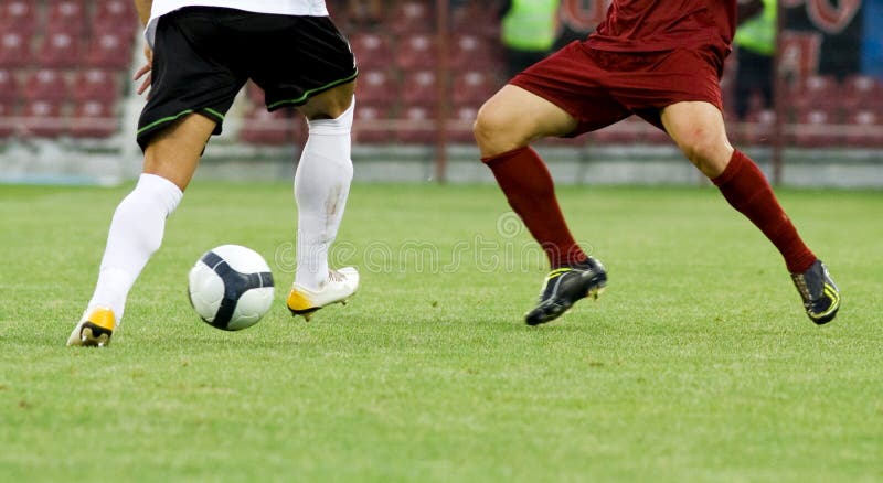 Soccer (football) Action Shot Stock Image - Image of blue, sport: 3428887
