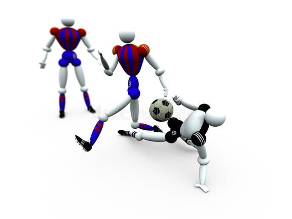 3d Team Soccer Players Stock Illustrations – 884 3d Team Soccer Players ...