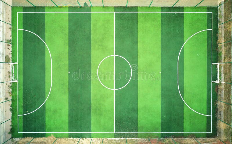 Soccer playground aerial stock image. Image of corner - 263788131
