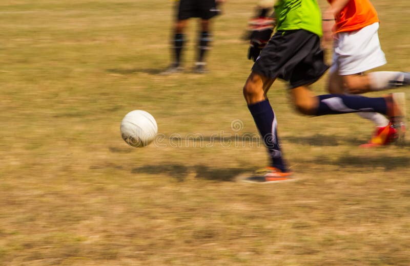 Youth Soccer Football Players Fight for the Ball Editorial Image ...