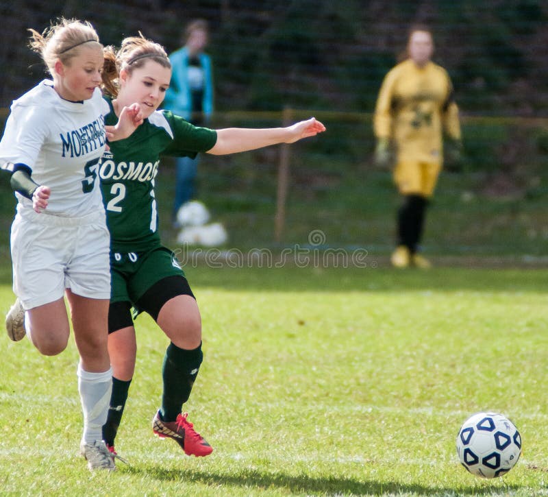Soccer Playoff editorial stock photo. Image of girls - 27931118