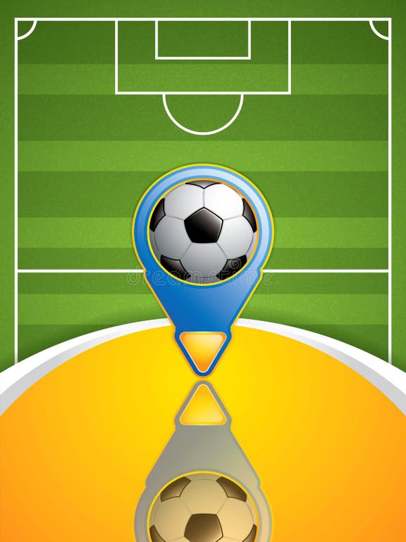 Soccer pointer stock vector. Illustration of league, building - 41092704