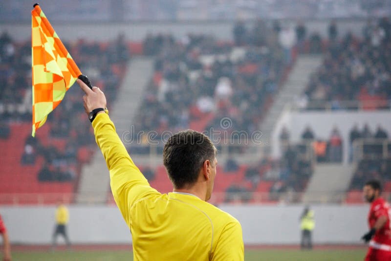 Soccer referee editorial stock photo. Image of competition - 67492788