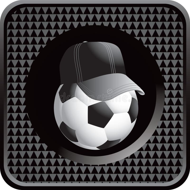 Soccer referee ball button stock vector. Illustration of leisure - 10886567