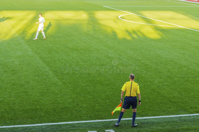Soccer referee editorial stock photo. Image of competitive - 76669328