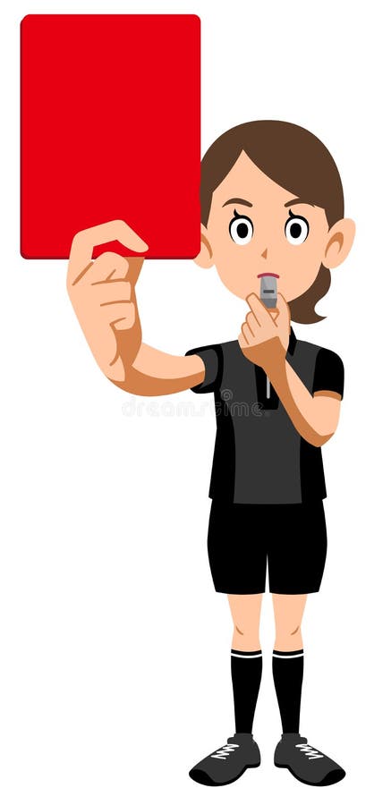 Female Referee Clipart