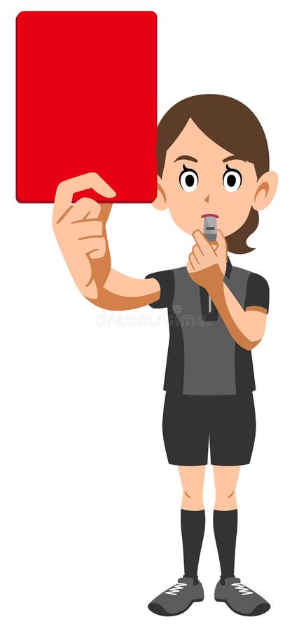 Woman Referee Card Stock Illustrations – 88 Woman Referee Card Stock ...