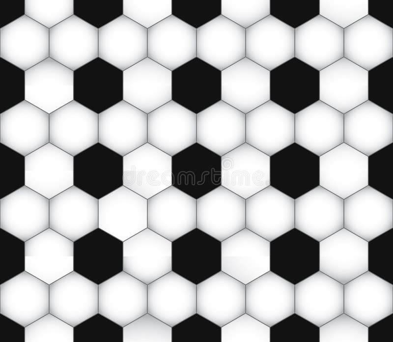 Soccer Ball Vector Seamless Pattern, Texture. Stock Vector ...