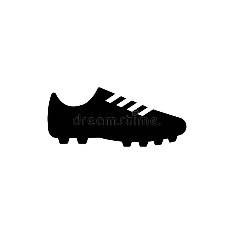 Soccer Shoes Icon Logo Vector Design Template Stock Illustration ...