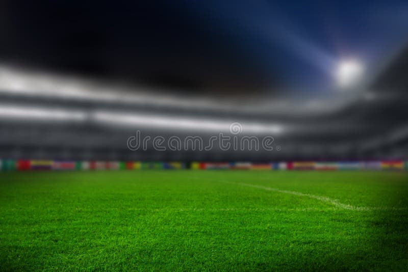 Soccer Stadium stock photo. Image of sunny, stadium - 117858516