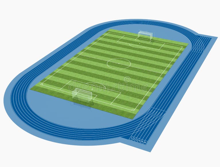 Aerial View Soccer Stadium Stock Illustrations – 2,355 Aerial View ...