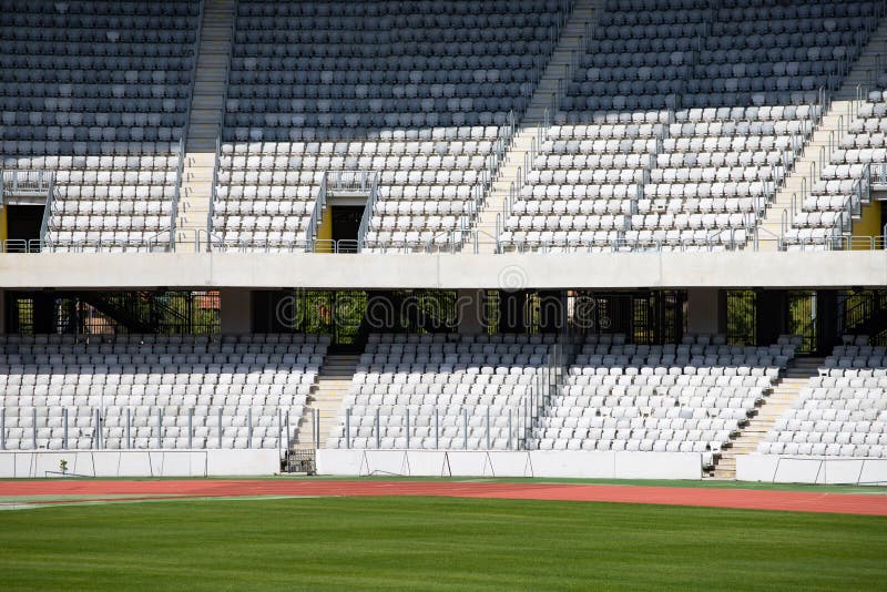 Soccer Stadium with Empty Seats Stock Photo - Image of championship ...