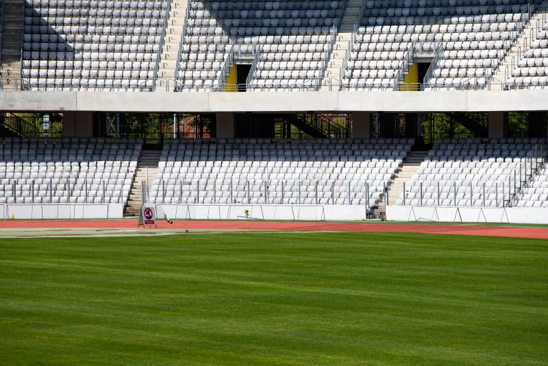 Soccer Stadium with Empty Seats Stock Photo - Image of competition ...