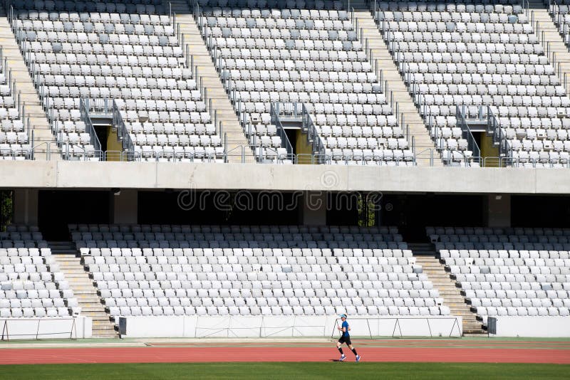 Soccer Stadium with Empty Seats Editorial Photo - Image of plastic ...