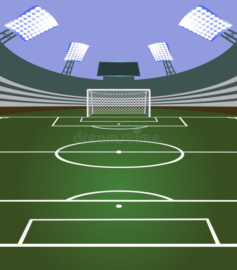 Soccer Net Line Drawing Stock Illustrations – 206 Soccer Net Line ...