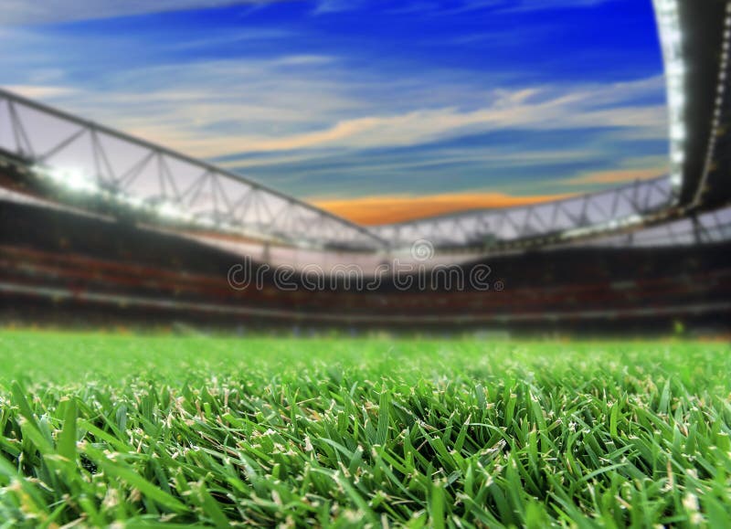 Soccer Stadium for Use in Football Match Stock Image - Image of ...