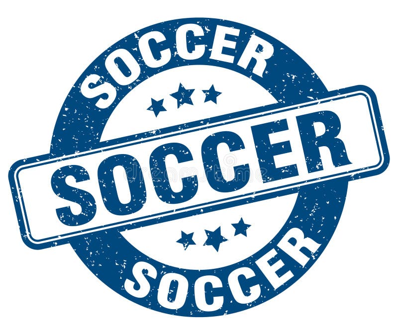 Soccer Stamp. Soccer Label. Round Grunge Sign Stock Vector ...