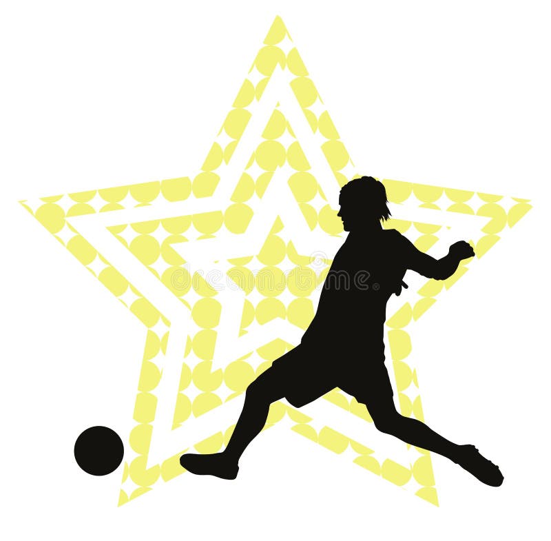 Football Star Cutout Stock Illustrations – 75 Football Star Cutout ...