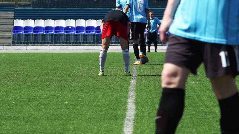 Man Start To Play a Professional VHS Video Recorder Close Up Stock ...