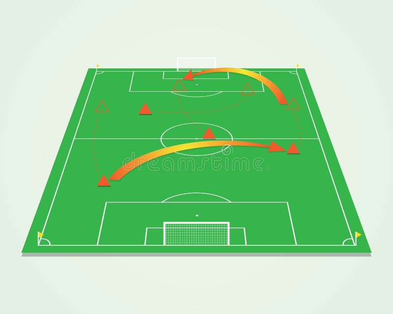 Soccer tactic table stock vector. Illustration of sport - 40221401