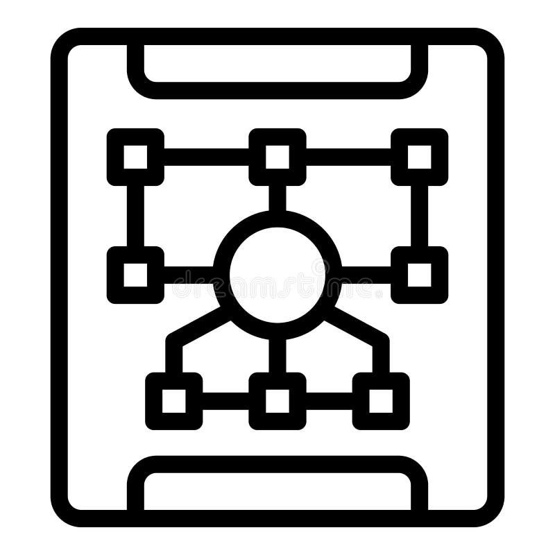 Soccer Tactical Team Icon Outline Vector. Match Training Stock Vector ...