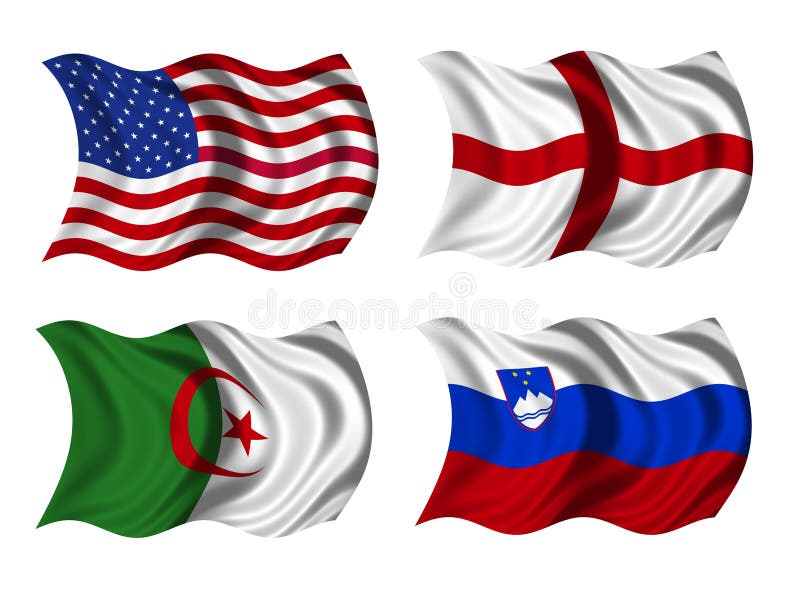 Soccer team flags group F stock illustration. Illustration of country ...