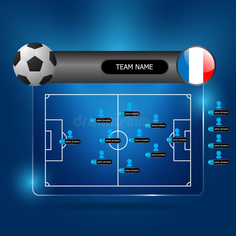 Soccer Line Up Stock Illustrations – 642 Soccer Line Up Stock ...