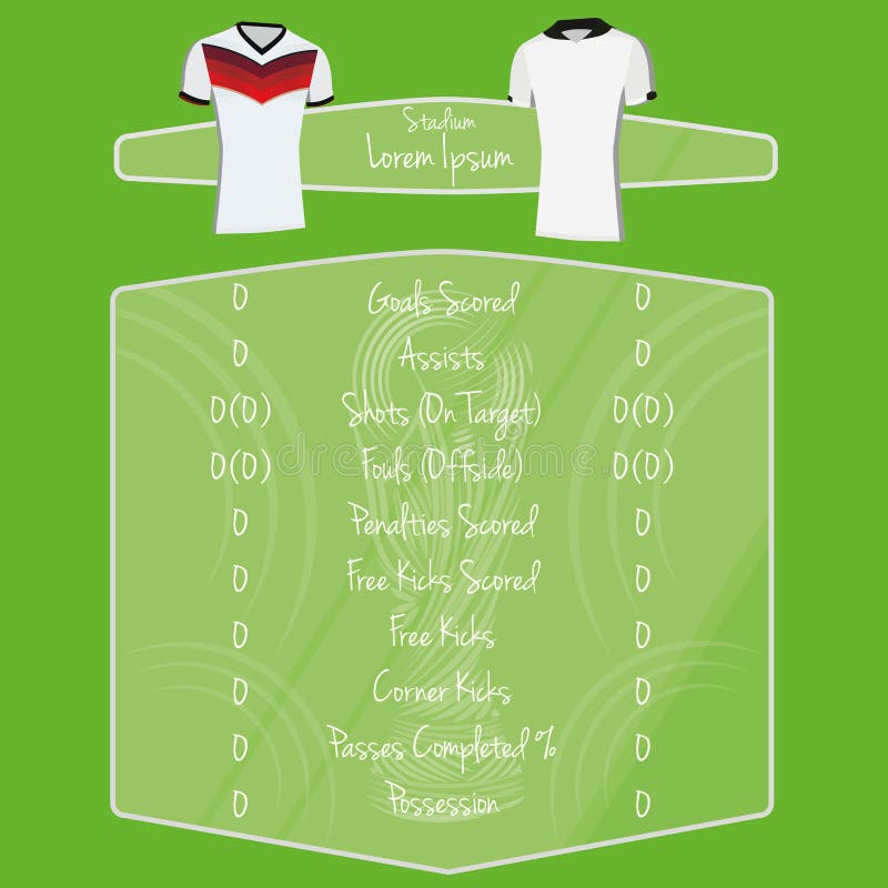 Soccer Team Player Charts Editable with Space for Text Stock ...