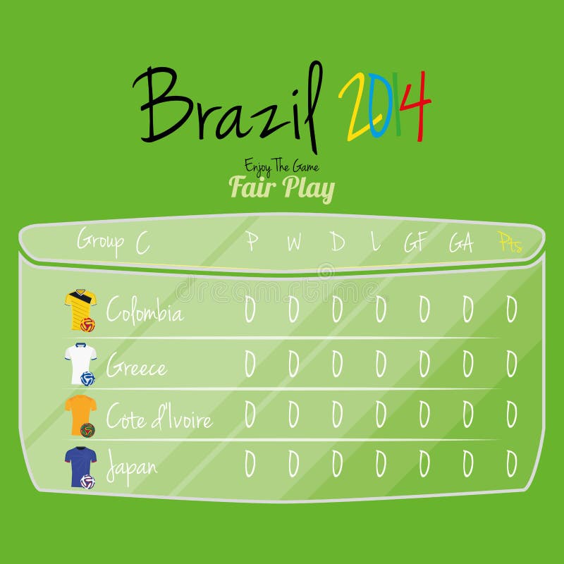 Soccer Team Player Charts Editable with Space for Text Editorial ...