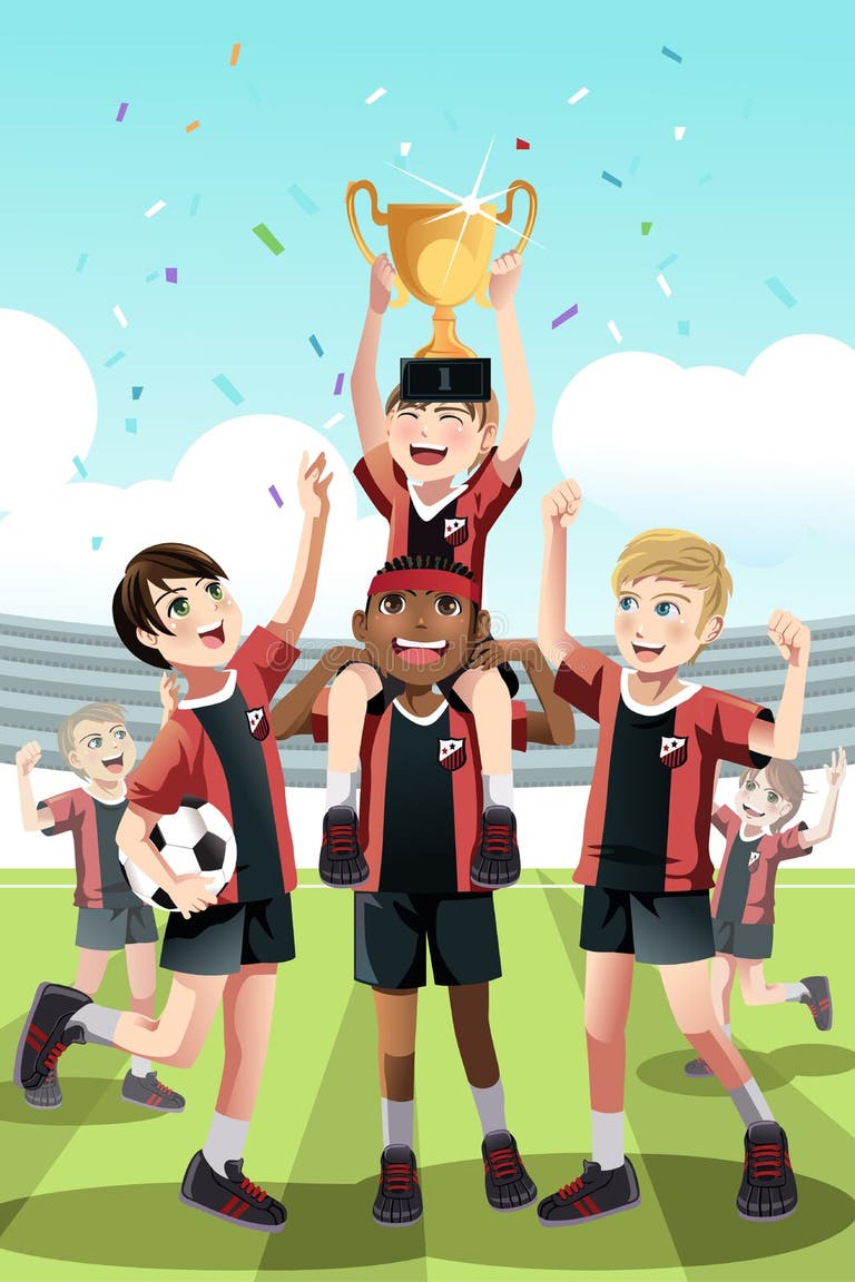Team Win Kids Stock Illustrations – 814 Team Win Kids Stock ...