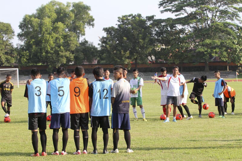 Soccer editorial image. Image of java, practicing, central - 74621965