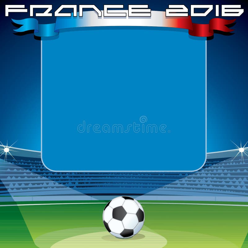 Soccer Theme Backdrop. Ready for Your Text Editorial Stock Photo ...