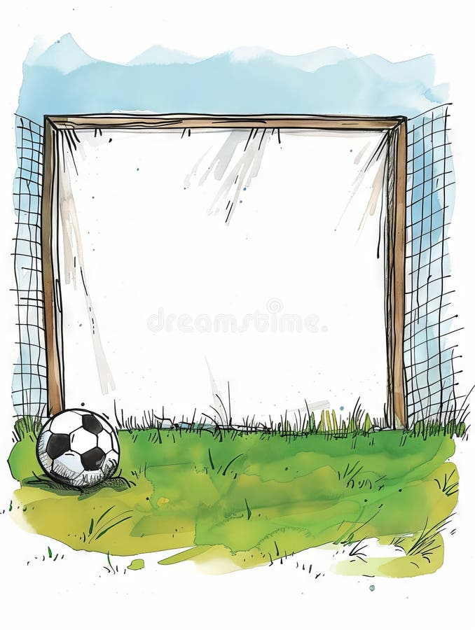 Soccer Background Graphics Template Stock Illustration - Illustration ...