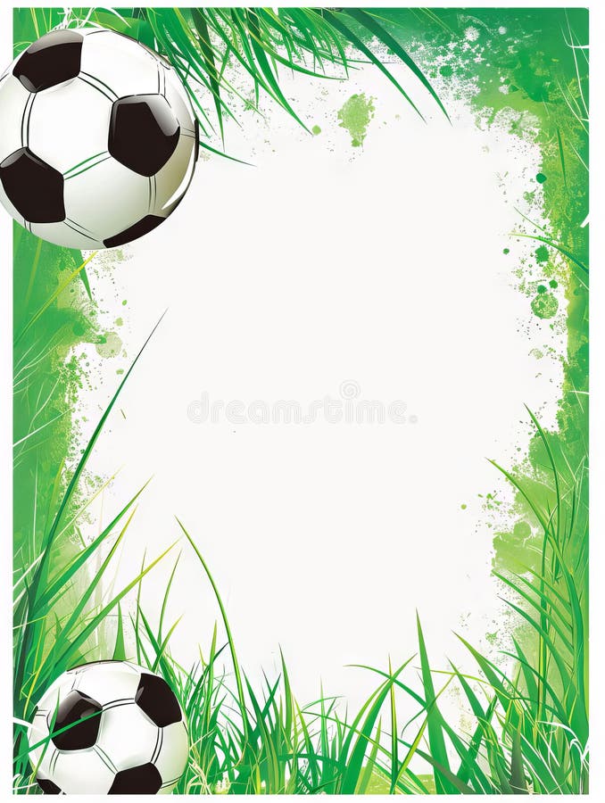 Soccer Background Graphics Template Stock Illustration - Illustration ...