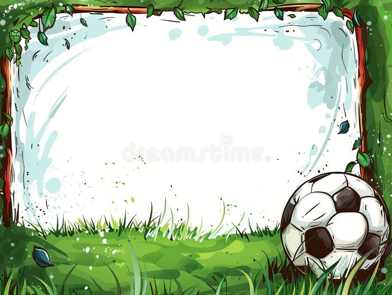 Soccer Background Graphics Template Stock Illustration - Illustration ...