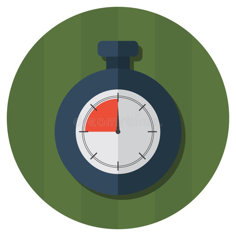 Soccer Timer. Vector Illustration Decorative Design Stock Vector ...