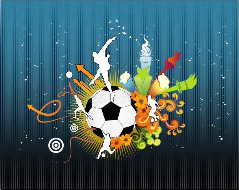 Soccer vector stock vector. Illustration of elements, goal - 5207437
