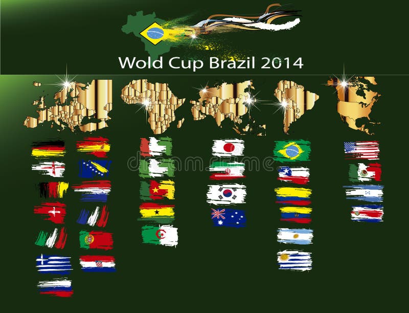 Soccer World Cup Brazil 2014 Editorial Photo - Illustration of fifa ...
