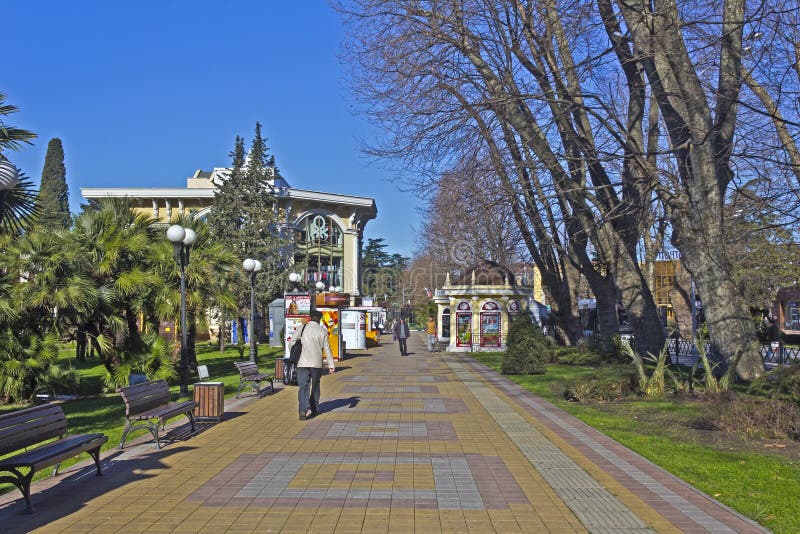 Sochi park Rivera editorial photography. Image of green - 67599492